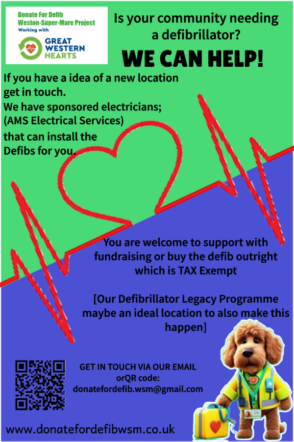 Donate for Defib WsM - Donate for defib weston-super-Mare